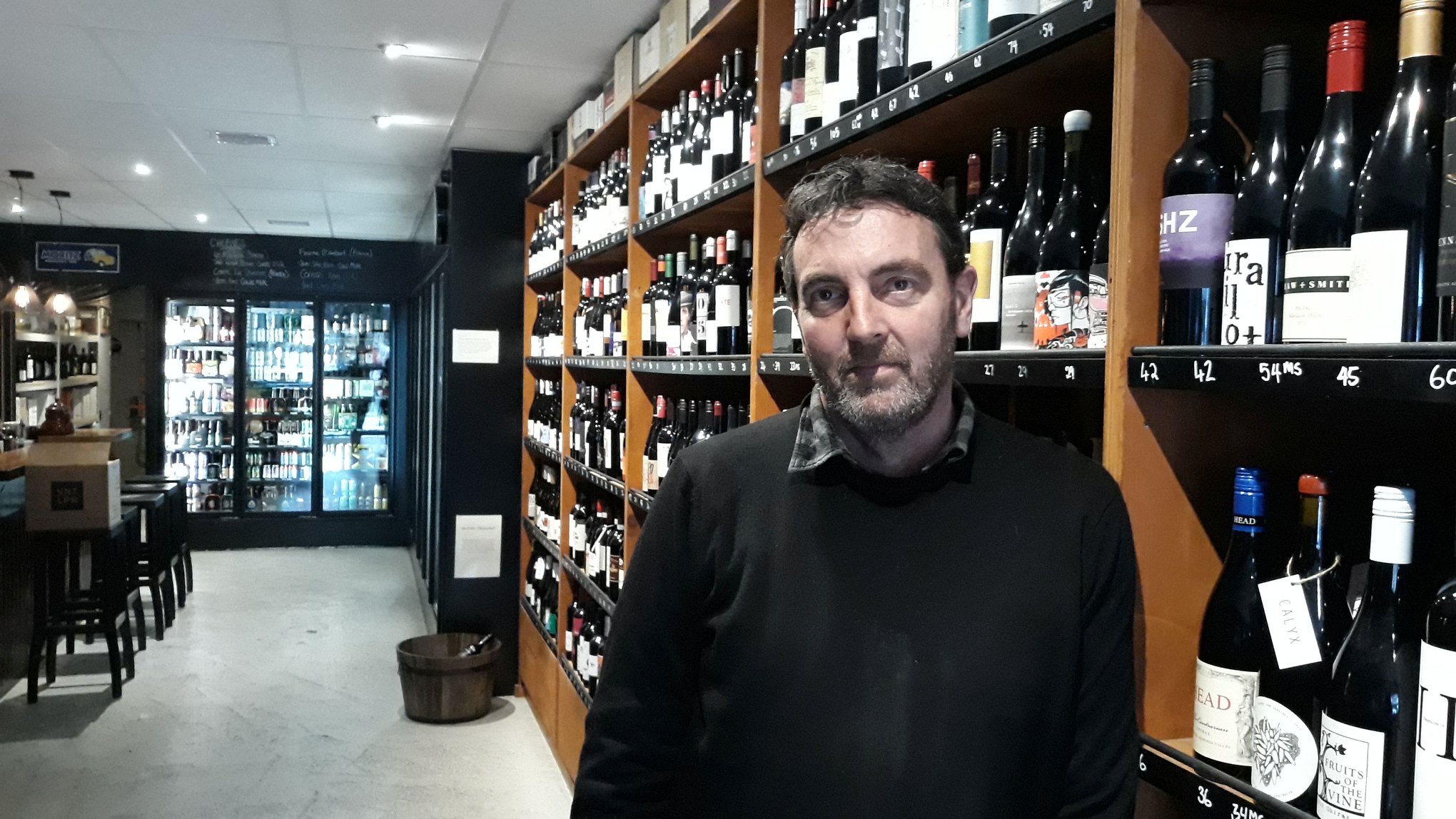 Jeremy Honisett, Co-owner of Seddon Wine Store and Union Wine Store ...